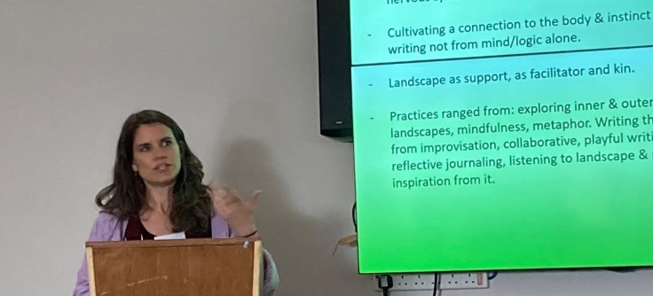 Presenter: An Embodied Approach to Wild Writing at the Step into Nature ...